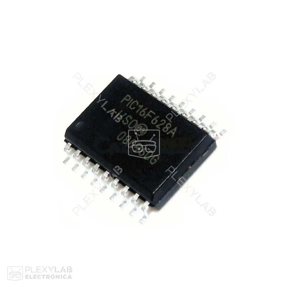Microcontrolador PIC16F628A-I/SO, encapsulado SOIC-18 | PLEXYLAB
